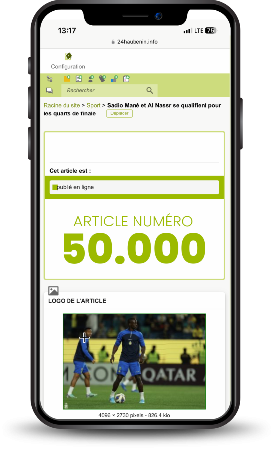 Plus de 50.000 articles déjà publiés sur 24 HEURES AU BENIN - 24 HEURES AU BENIN