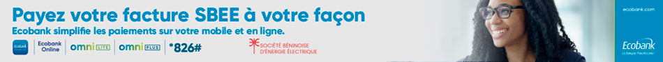 Ecobank Bénin facilite le paiement des factures SBEE avec ses ...